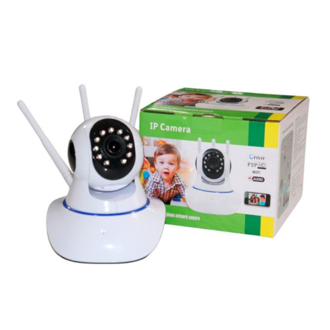 CÂMERA IP INTERNA 3 ANTENAS ROBOZINHO – Espaço dos Eletrônicos